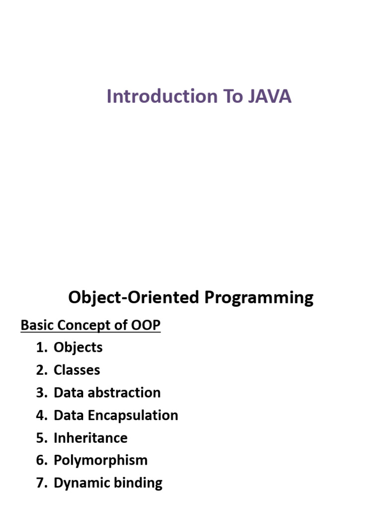 Unit 1 - 1 | PDF | Java Virtual Machine | Data Type