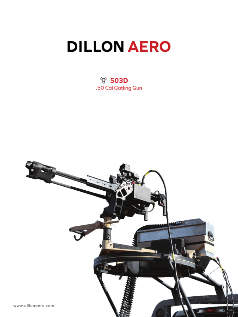 503D .50cal Gatling Gun 2023 Data Sheet | PDF