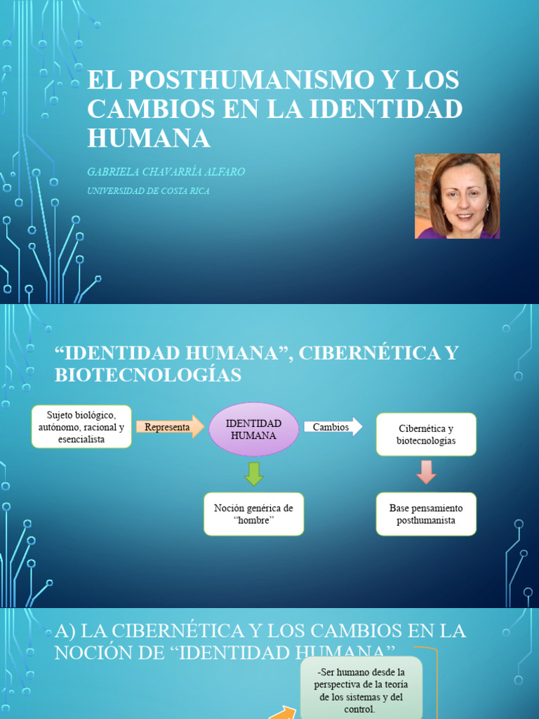 Posthumanismo y cambios en la identidad humana | PDF | Humano ...