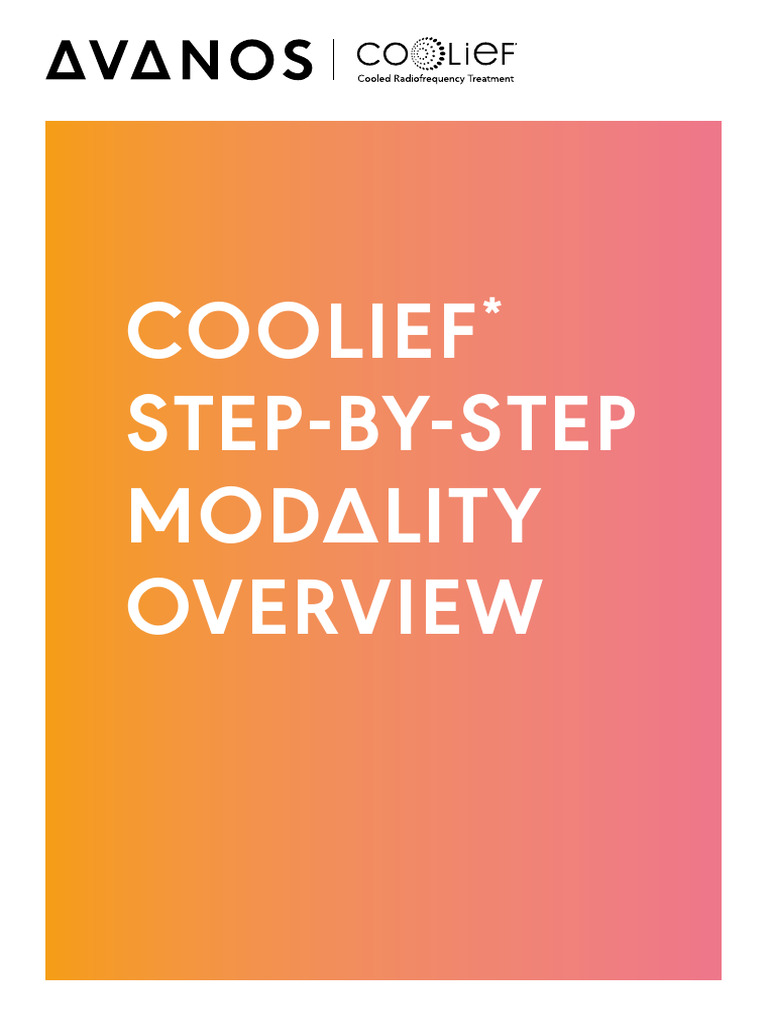 COOLIEF Modality Overview Brochure Final | Download Free PDF | Vertebra | Pain Management