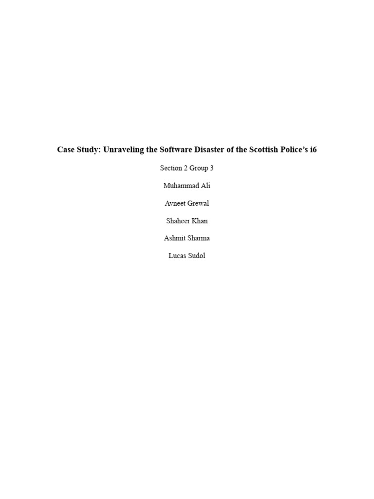Team_Case_Study_Report | PDF | Software Development Process | Agile ...