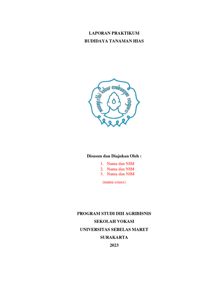 FORMAT LAPORAN BTH 2023-1 | PDF
