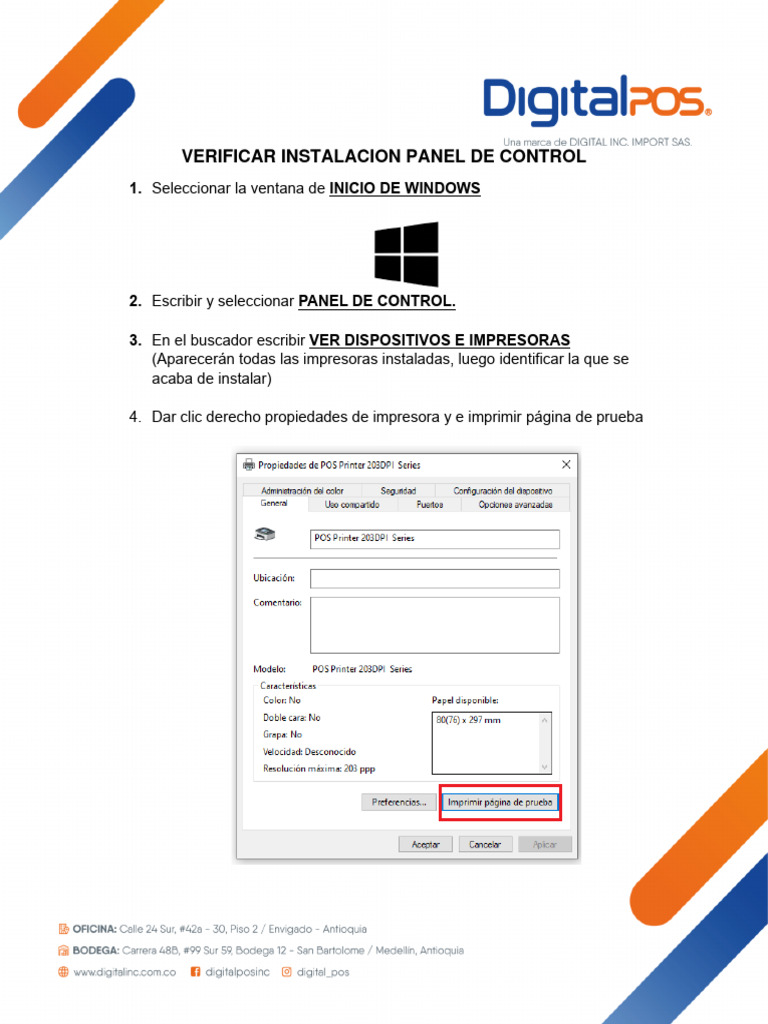 panel de control | PDF