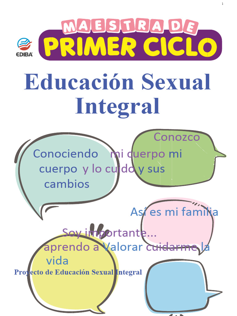 ESI.pdf · Versión 1 | PDF | Educación sexual | Familia