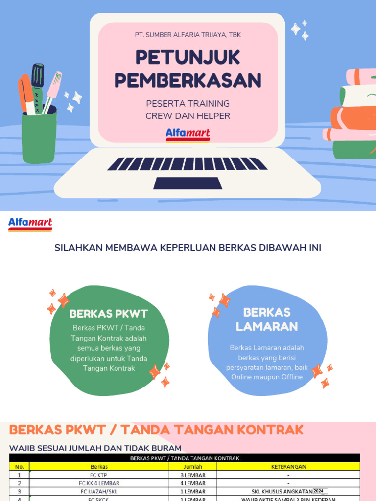 Petunjuk Pemberkasan 2024 | PDF