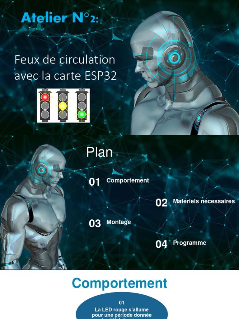 Feux Circulation Carte Esp32 | PDF | Diode électroluminescente | USB