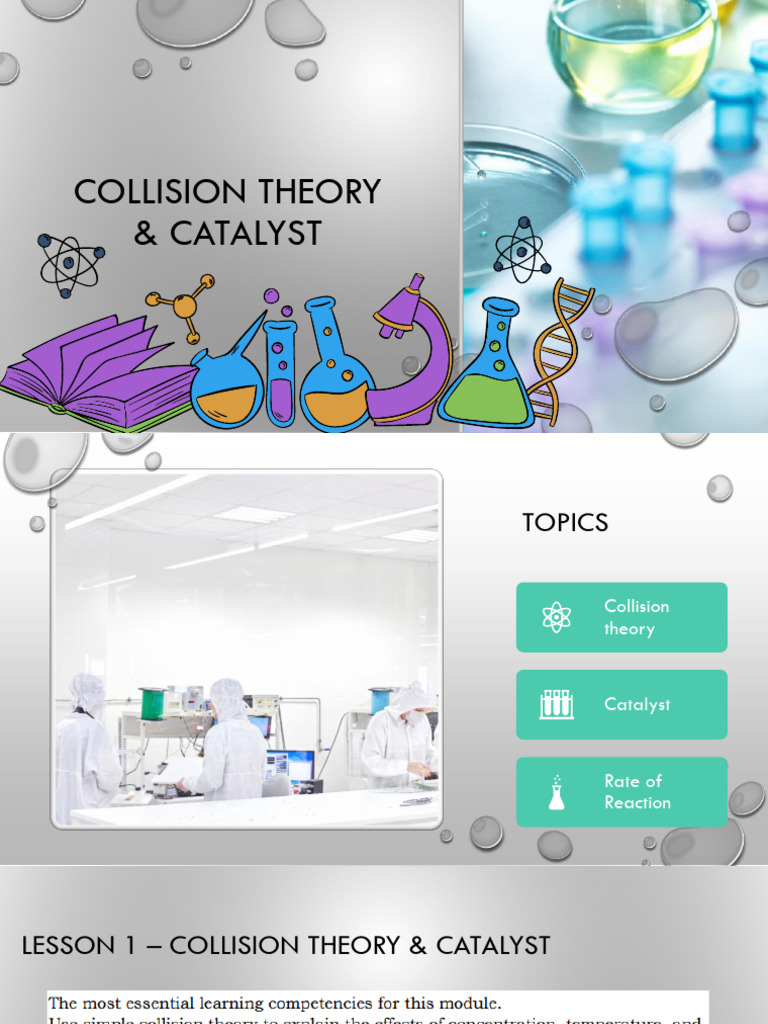 Collision Theory & Catalyst | PDF | Reaction Rate | Chemical Reactions