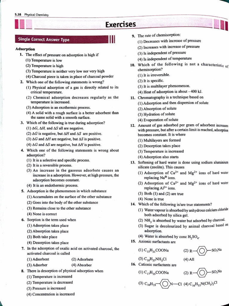 Surface Chemistry | PDF