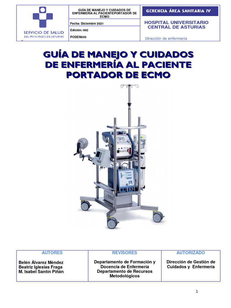 Protocolo Ecmo 2021 | PDF | Vena | Sangre