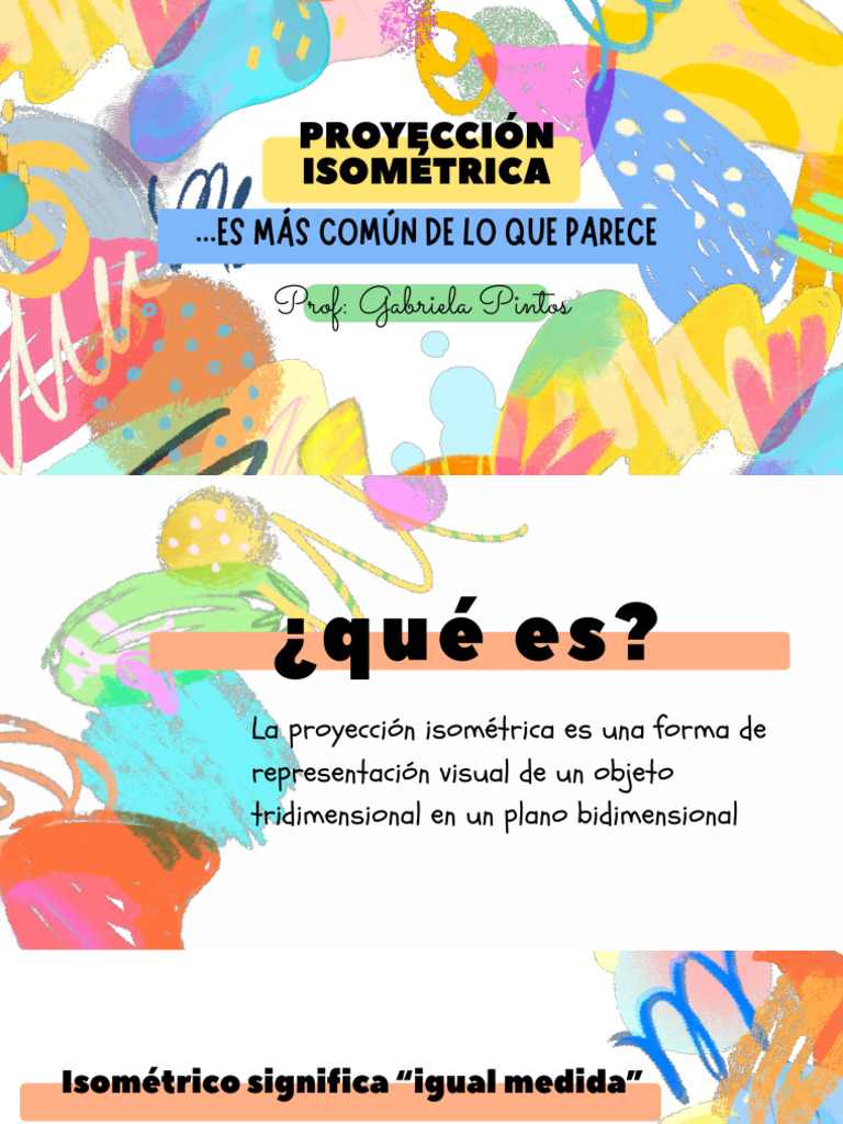 Proyección Isométrica en Diseño 3D | PDF