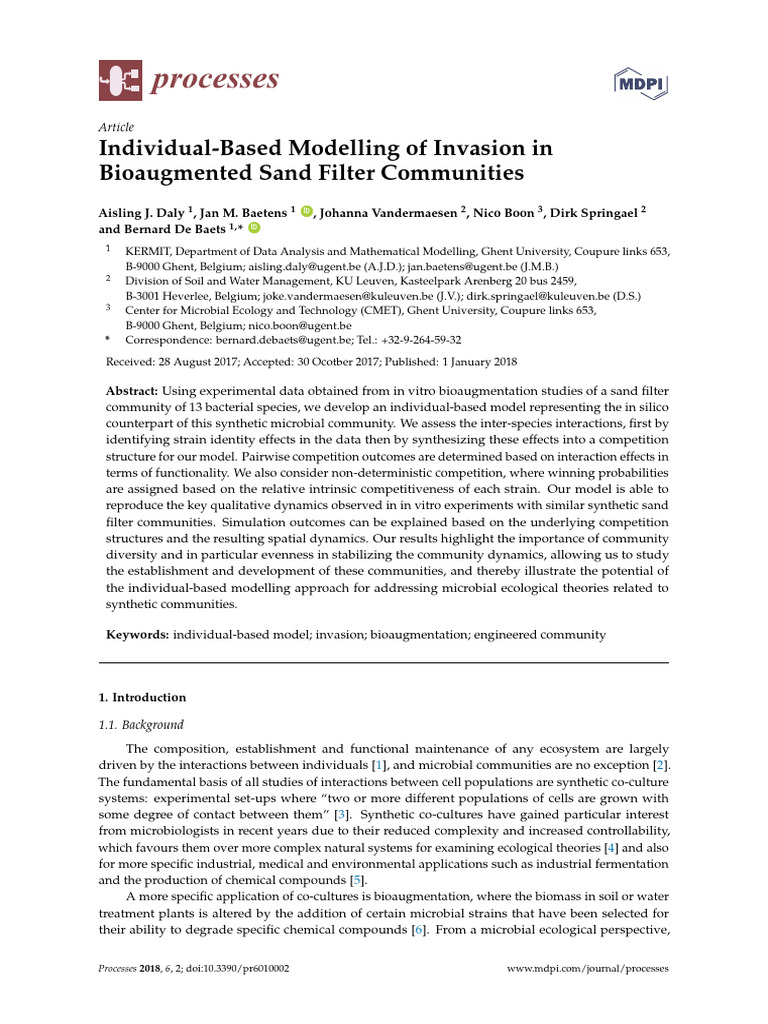 Individual-Based Modelling of Invasion | PDF | Matrix (Mathematics ...