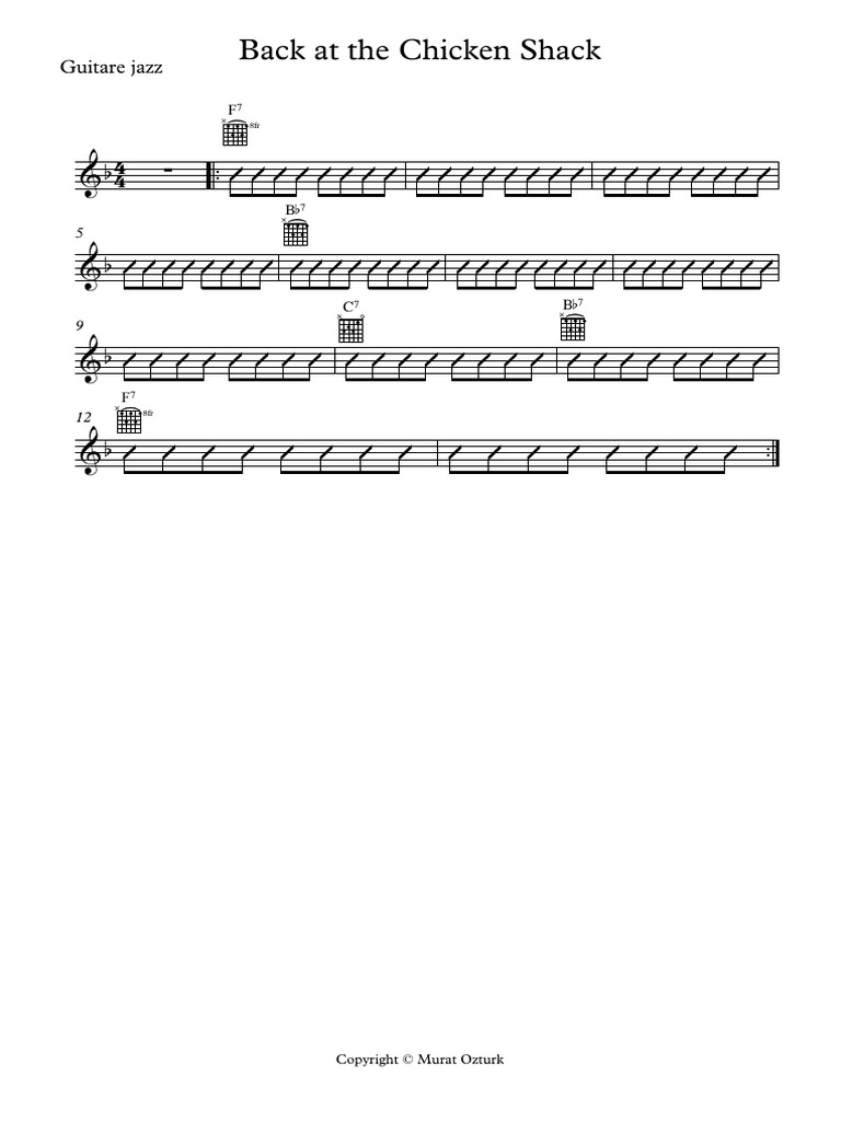 Back at The Chicken Shack - Guitare Jazz | PDF
