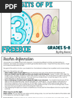 One Million Digits of Pi On One Page! - (Plus Guides and Information ...