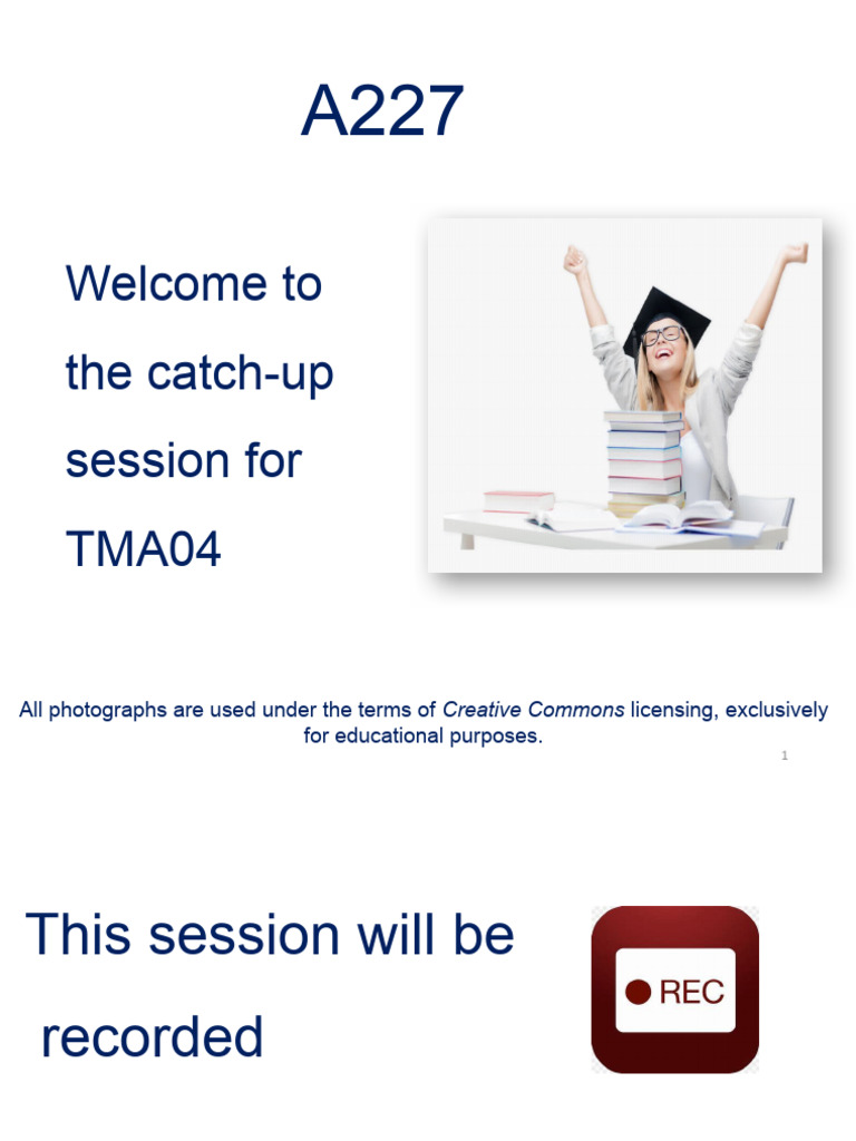A227 Catch-Up Session For TMA04 HR | PDF | Essays | Knowledge