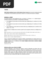 Cálculo do Mínimo Múltiplo Comum (MMC) | PDF | Número primo | Matemática