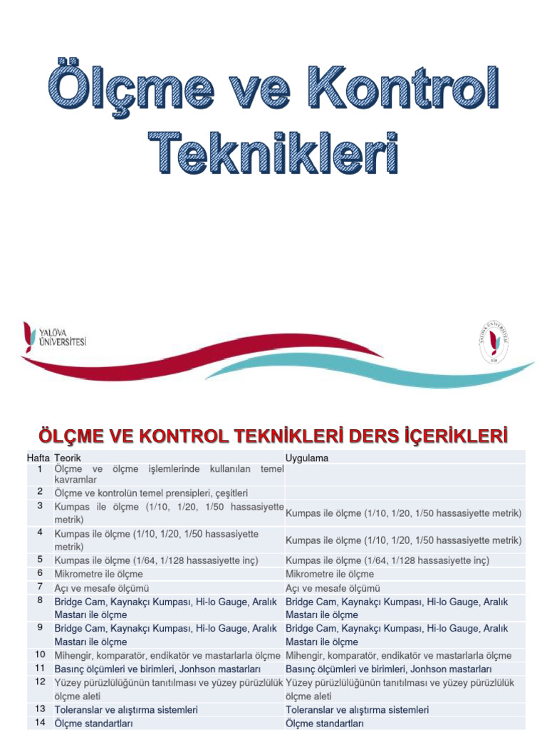 Olcme 3 - 5 - Hafta Rev1 | PDF