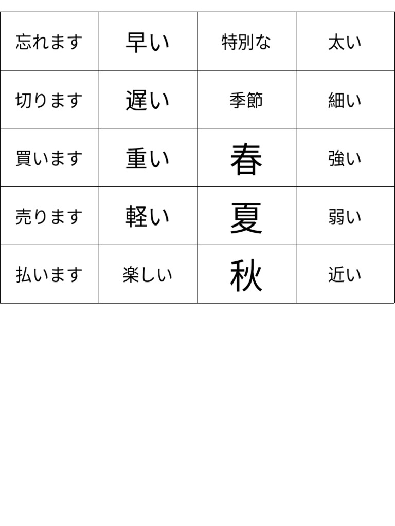 Flashcard 1-600 Kanji Super Mantap | PDF