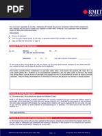 RMIT Statement of Purpose For SSVF Assessment 1 | PDF | Academic Degree ...