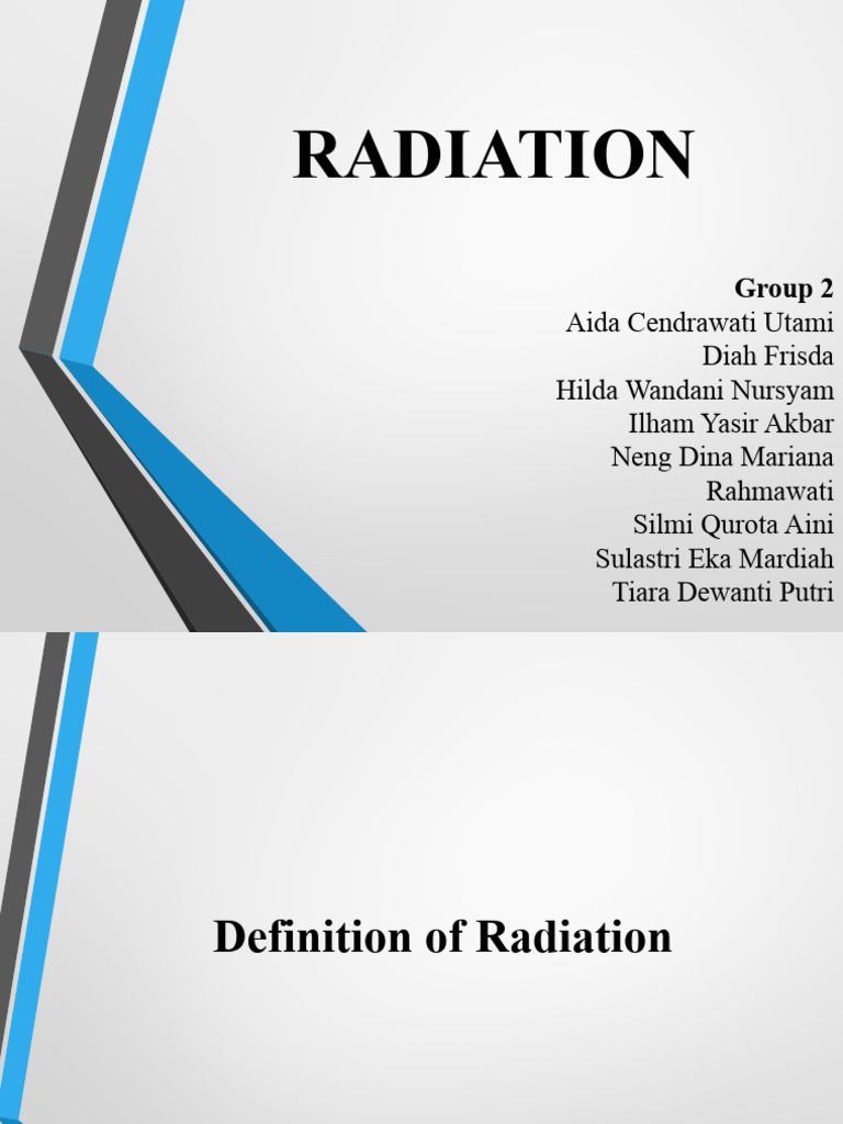 Radbi Kelompok 2 | PDF | Electromagnetic Radiation | Ionizing Radiation