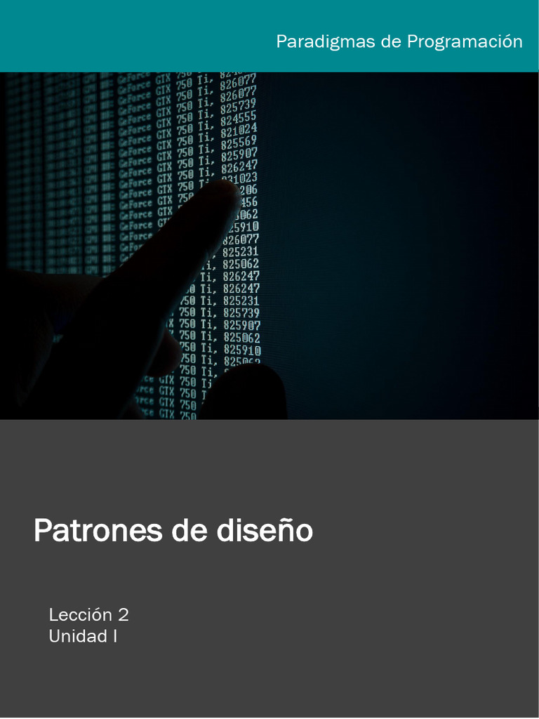 U1-2 - Paradigmas Programación | PDF | Patrón de diseño de software ...
