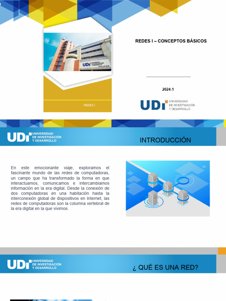 Conceptos Básicos REDES I | PDF | Red de computadoras | Medio de transmision