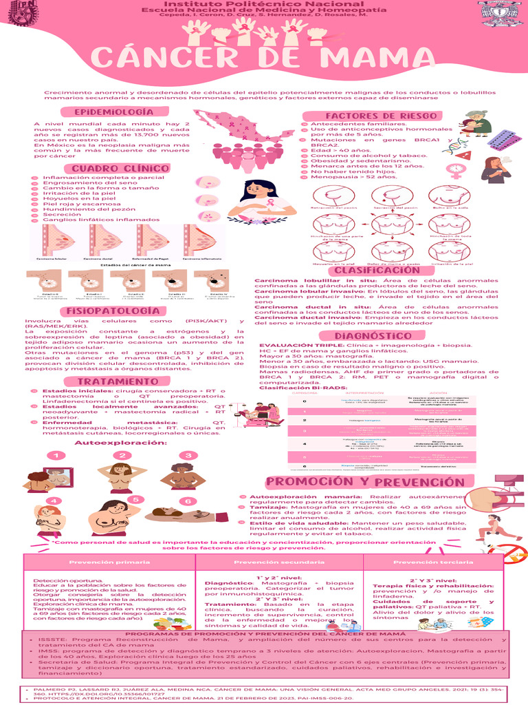 Infografías Ca mama y próstata | PDF | Cáncer de mama | Cancer de prostata