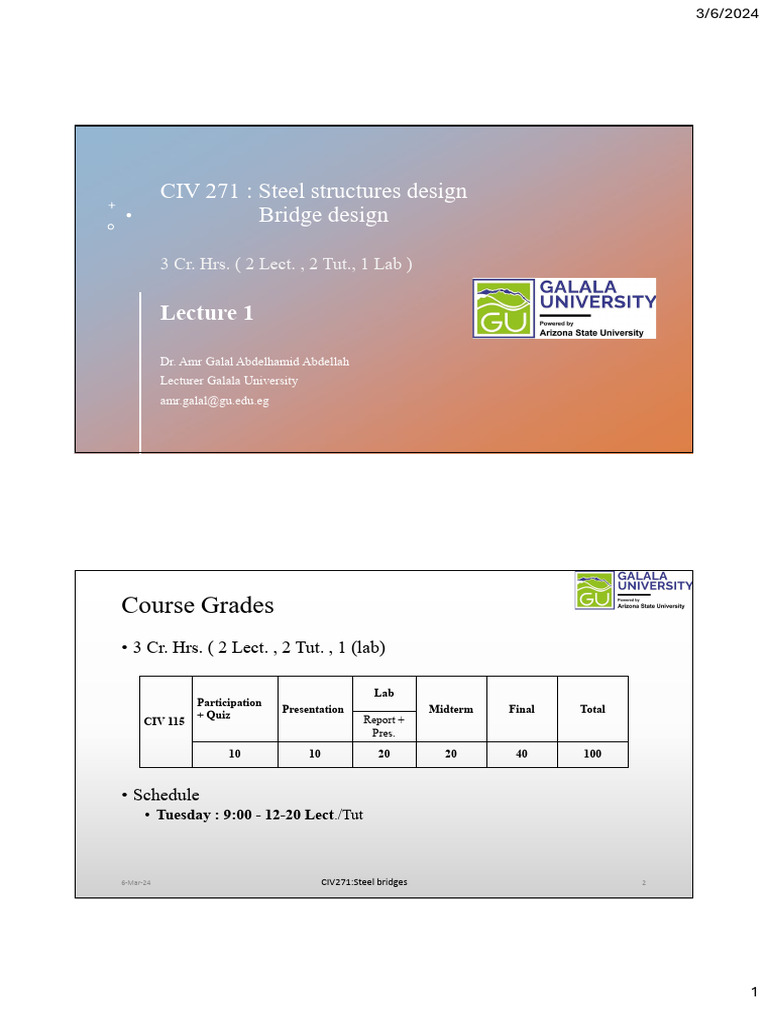 Idges Lec 1 | PDF | Bridge | Building Engineering