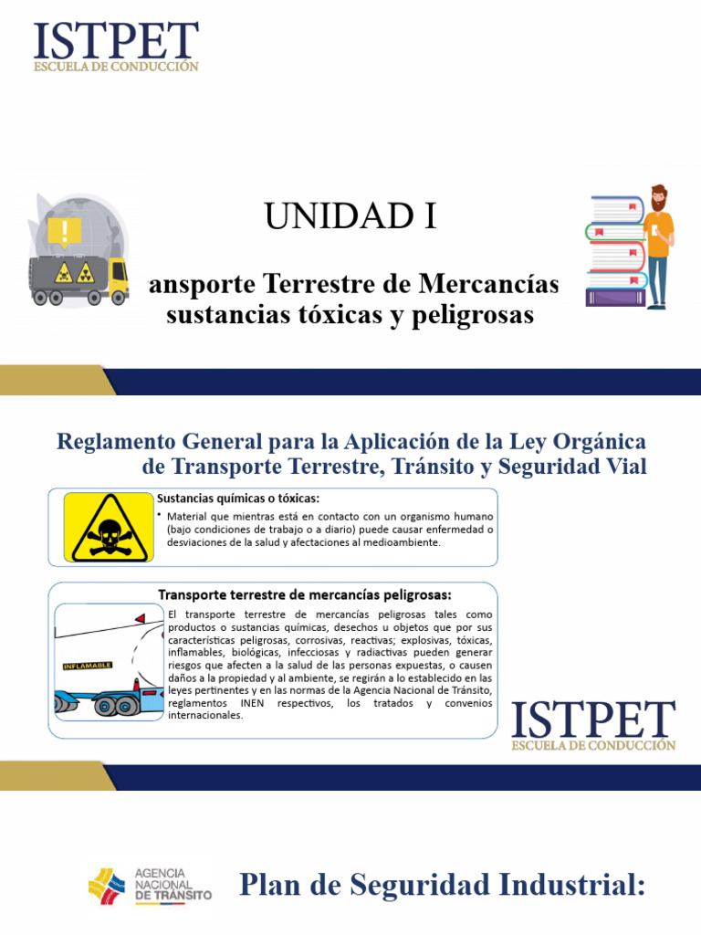 Unidad I - Sustancias tóxicas y peligrosas (1) | PDF | Toxicidad | Tráfico