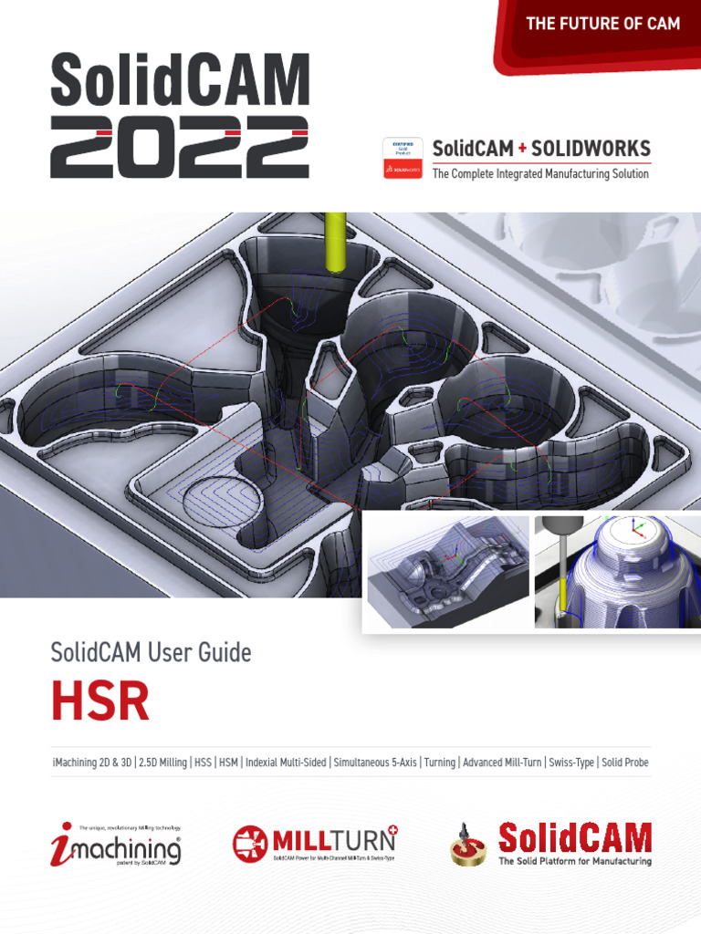 SolidCAM 2022 HSR Machining User Guide | PDF | Machining | 3 D Modeling