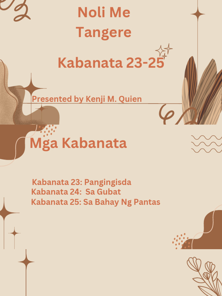 Kabanata 23-25 (Quien) | PDF