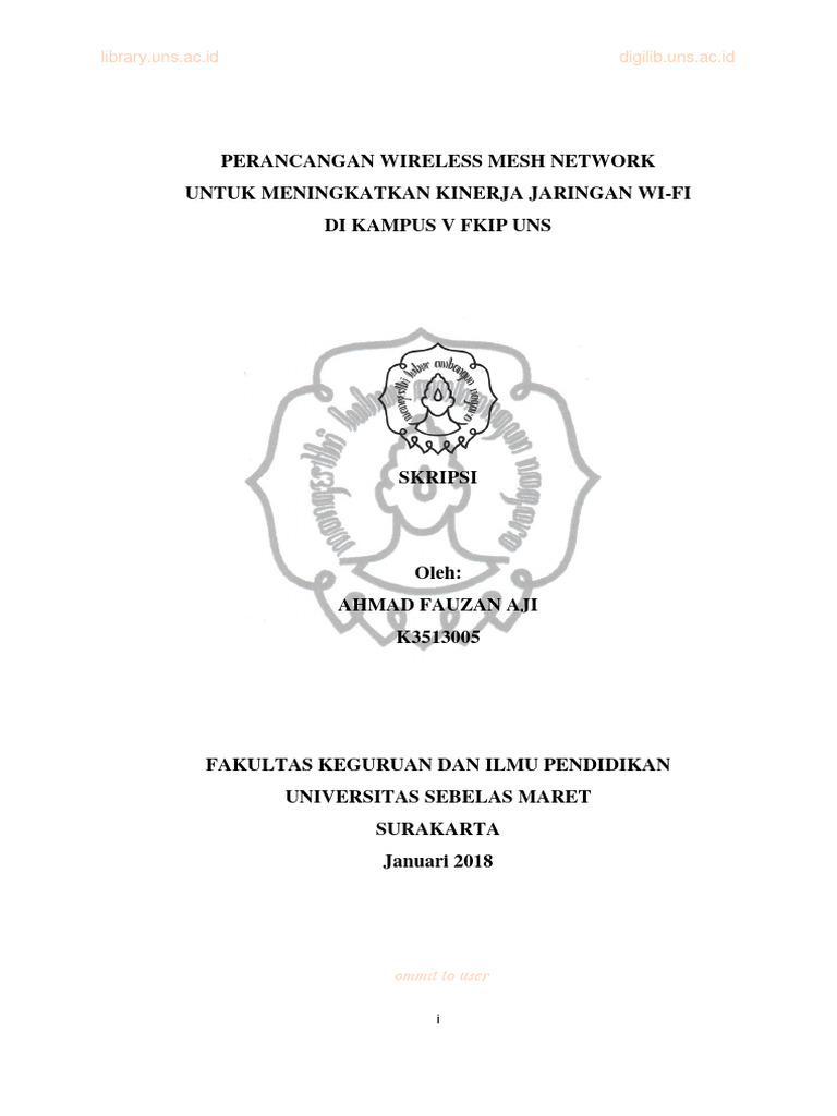 Wi-Fi Kampus V: Rancang WMN | PDF