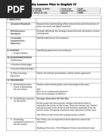 Semi-Detailed Lesson Plan in English 7 Cot1 Melcs | PDF | Analogy ...