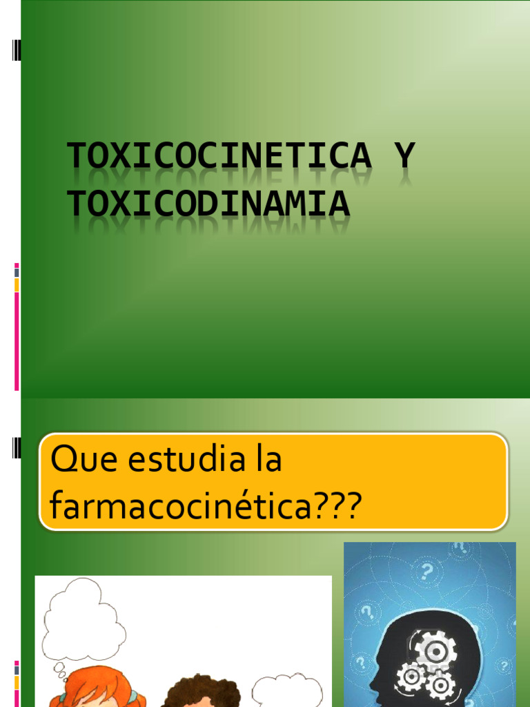 Toxicocinetica y Toxicodinamia | PDF | Toxicidad | Inhibidor de la enzima