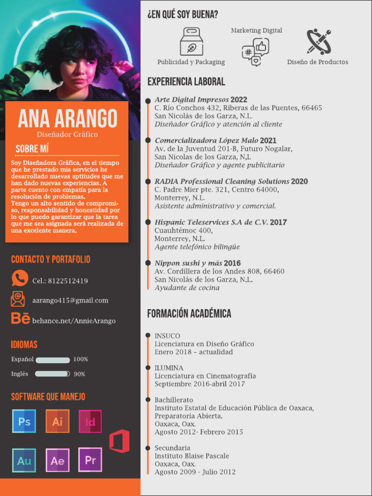 CV ANA ARANGO 2022 | PDF