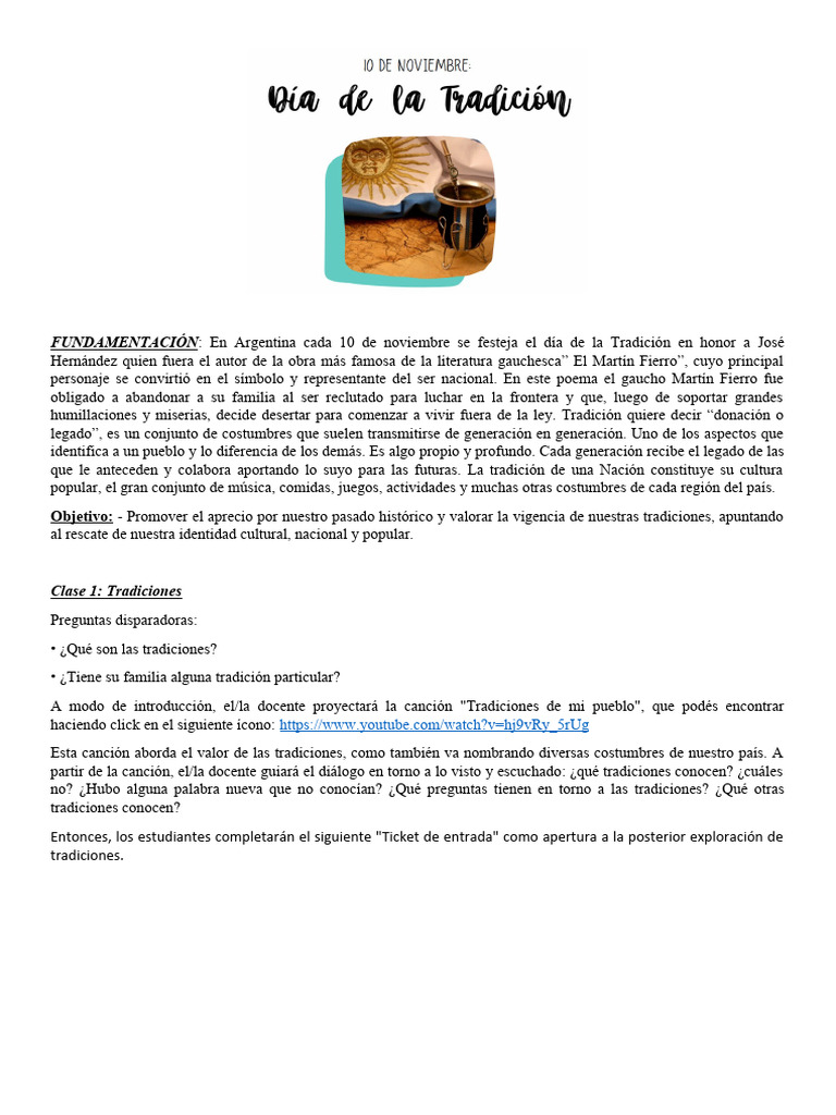 Tradicion | PDF | Tradiciones