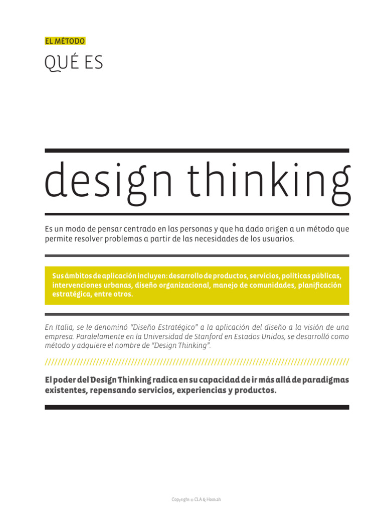 Design Thinking | PDF | El pensamiento de diseño | Empatía
