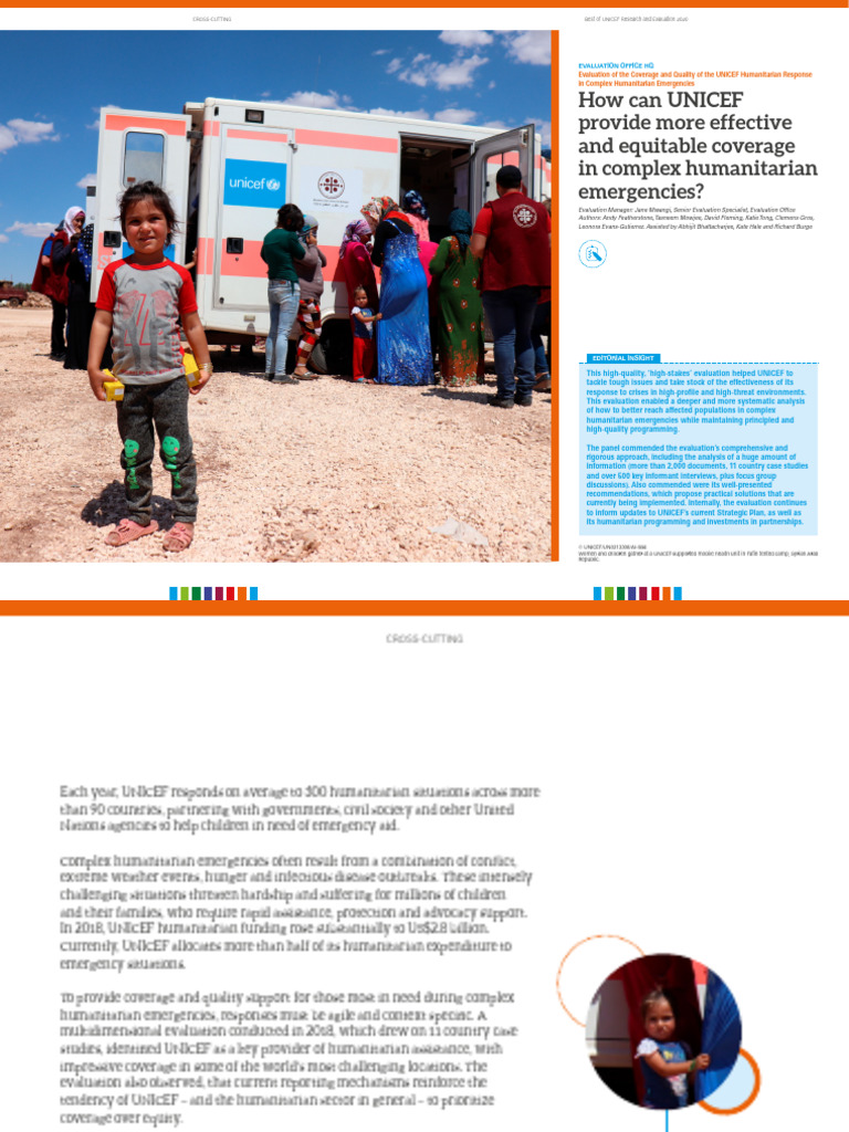 How Can Unicef Provide More Effective and Equitable Coverage in Complex ...