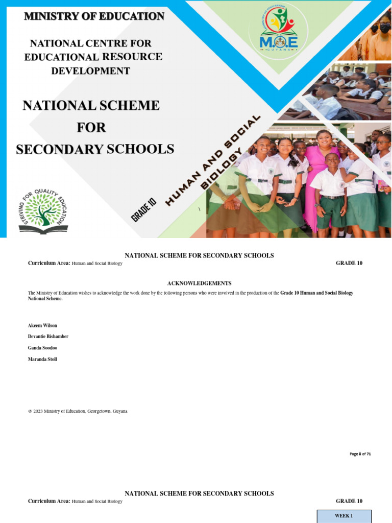 HSB National Scheme G10 | PDF | Nutrients | Food Web