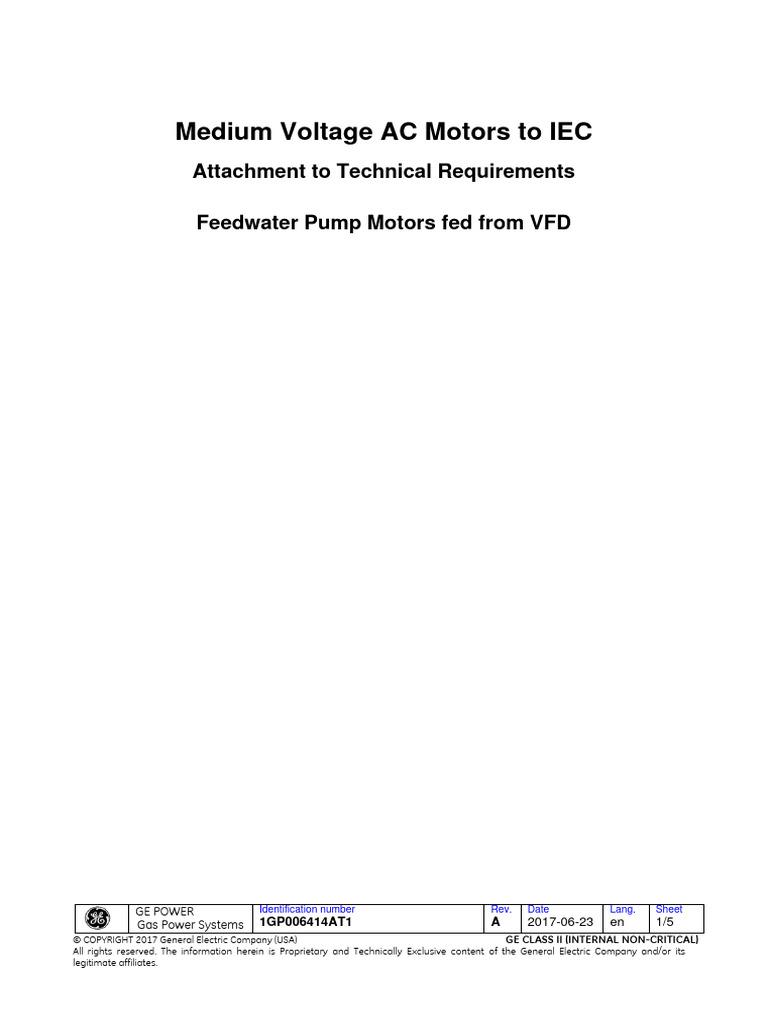 EMX 00 E 005b - 009 GS 003-en-A-Medium Voltage AC Motors, Technical Requirements-1GP006414AT03 ...