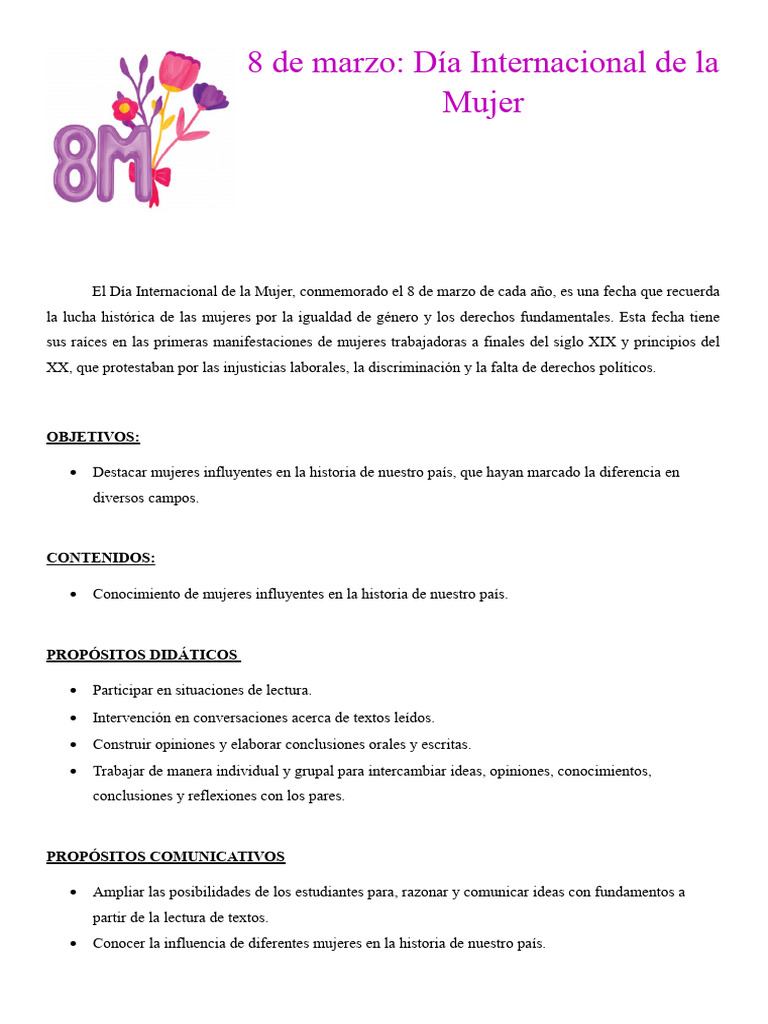8 de Marzo | PDF