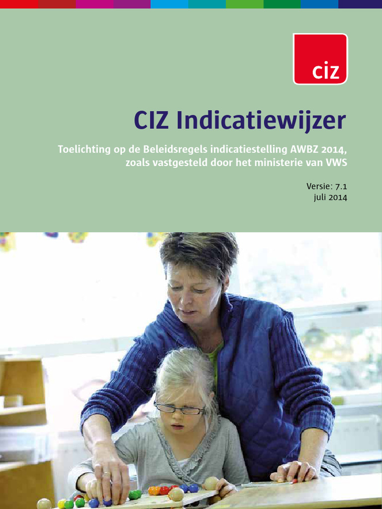 CIZ Indicatiewijzer Versie7.1 | PDF