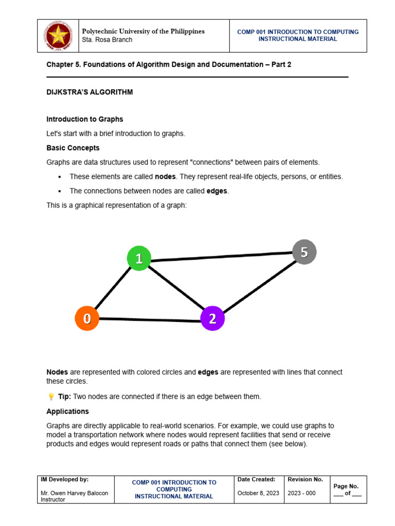 Itc Chapter 5 Foundations Of Algorithm Design And Documentation Part 2 Pdf Theoretical