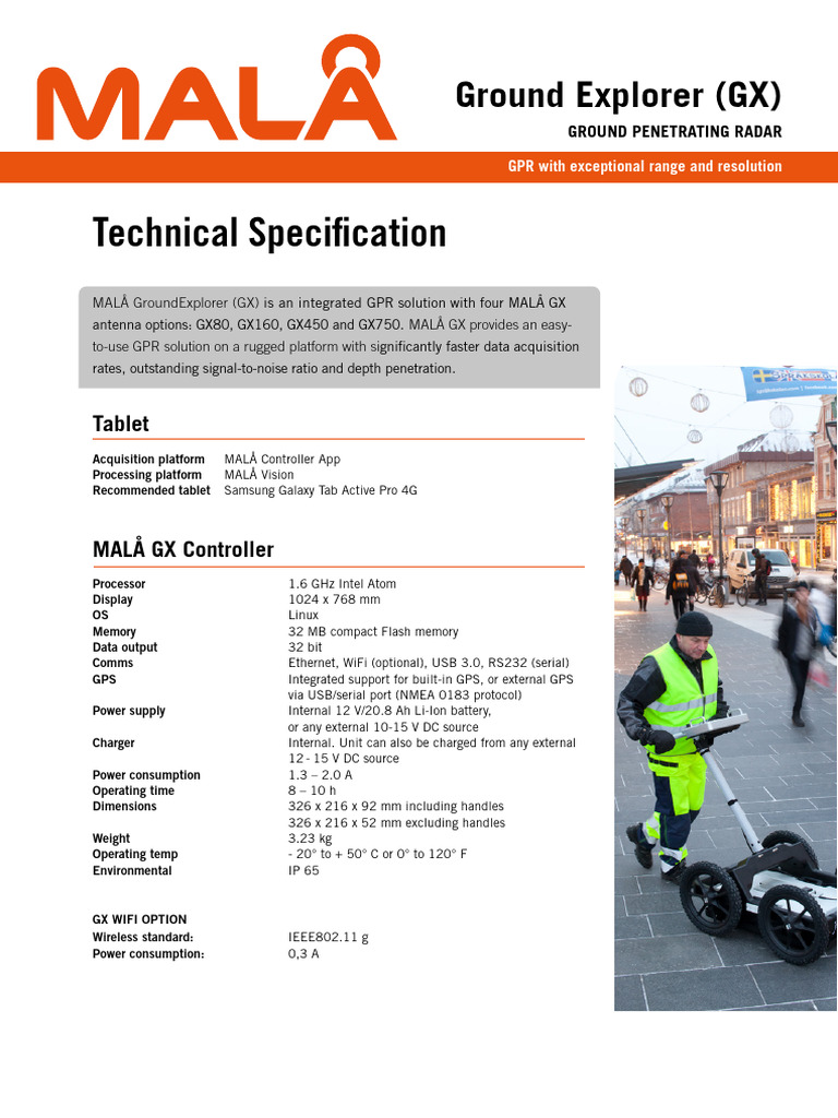 MALA GX Tech Spec 220126 Web | PDF | Wi Fi | Tablet Computer