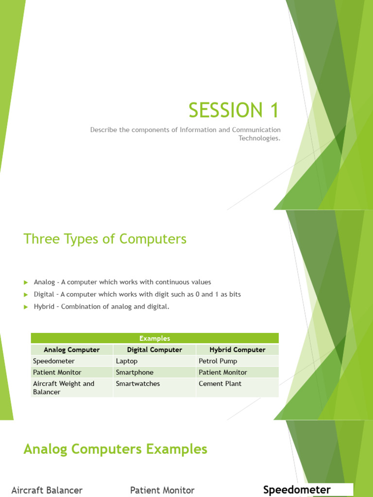Session 1 | PDF | Computer Data Storage | Personal Computers