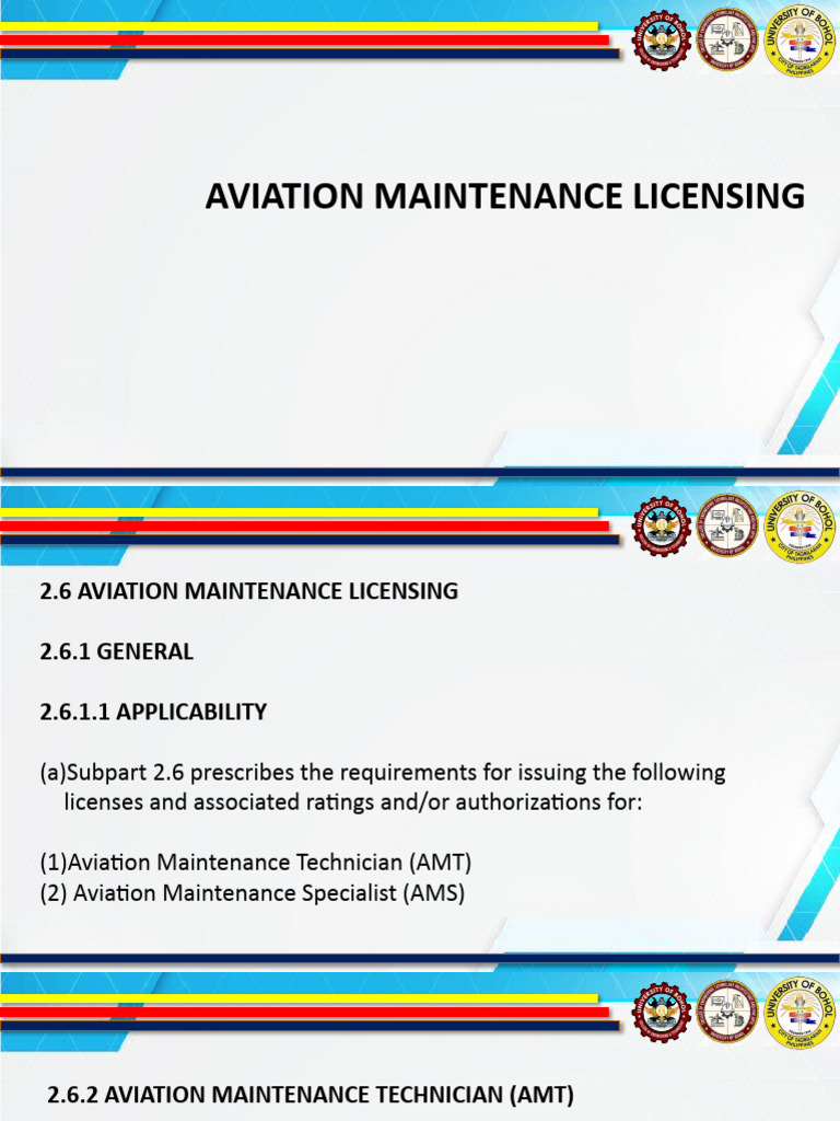 PCAR_PART_2(AMT_REQUIREMENTS_&_PREVILIGES)_PPT | PDF | Aviation