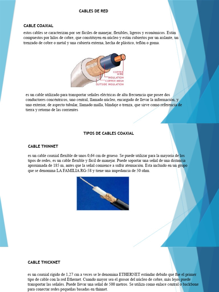REDES 1 | PDF | Cable coaxial | Red de computadoras