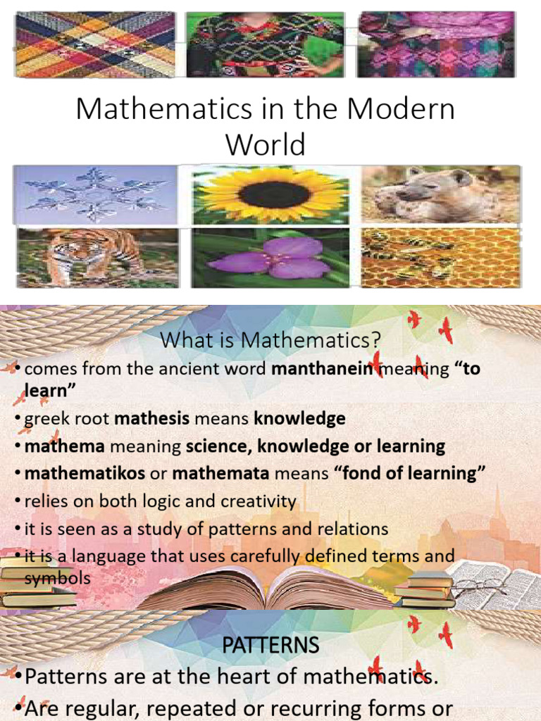 Mathematics in The Modern World Prelim | Download Free PDF | Function (Mathematics) | Syntax (Logic)