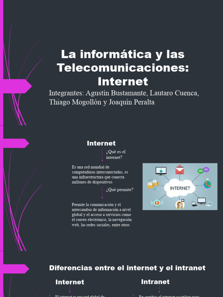 La Informatica y Las Telecomunicaciones | PDF | Internet | Red de ...