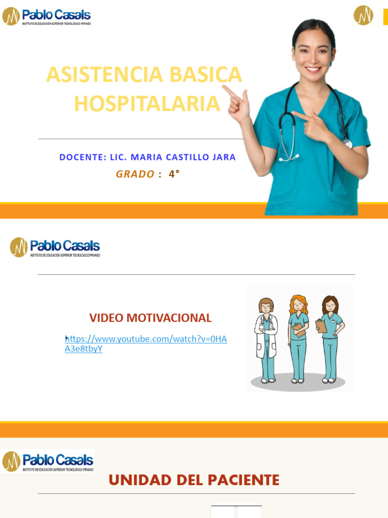 Unidad del Paciente: Guía Básica | PDF | Cama