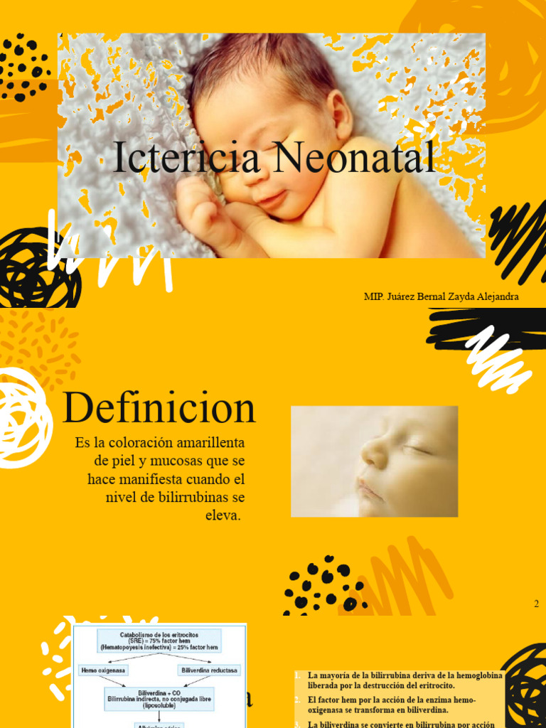 Ictericia Neonatal: Definición y Tratamiento | PDF | Especialidades ...